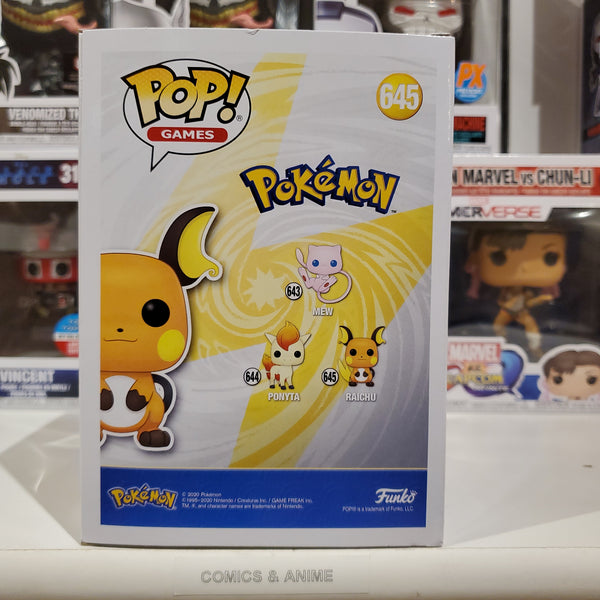 RAICHU POKEMON FUNKO POP #645 – itluxecomics.com