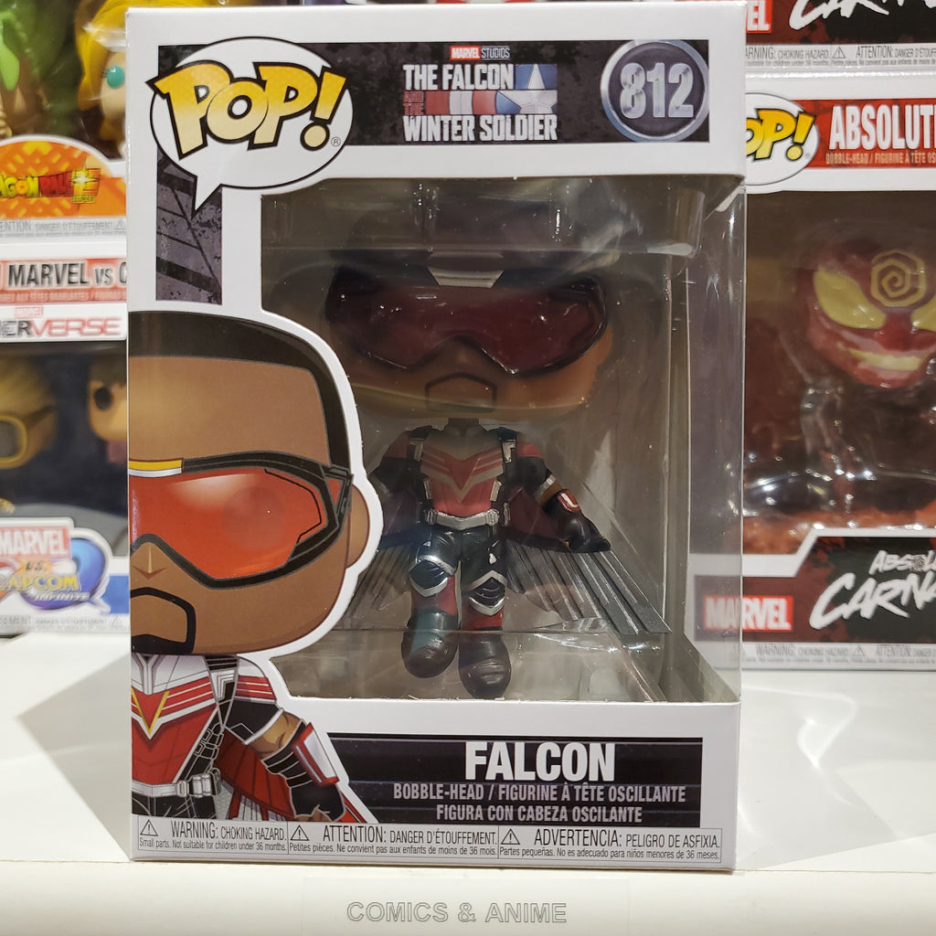 FALCON MARVEL STUDIOS FUNKO POP #812 – itluxecomics.com